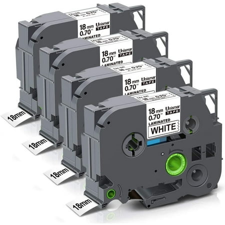 Unismar Compatible for TZe-241 TZ-241 TZe 241 Laminated White 18mm Tz ...