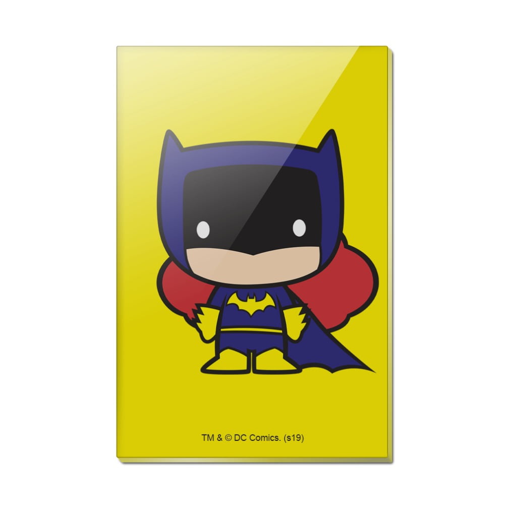 Batman Batgirl Cute Chibi Character Rectangle Acrylic Fridge ...