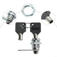 Cam Lock Heavy Duty Tubular Cabinet Locker With 2 Keys For Door Drawer ...