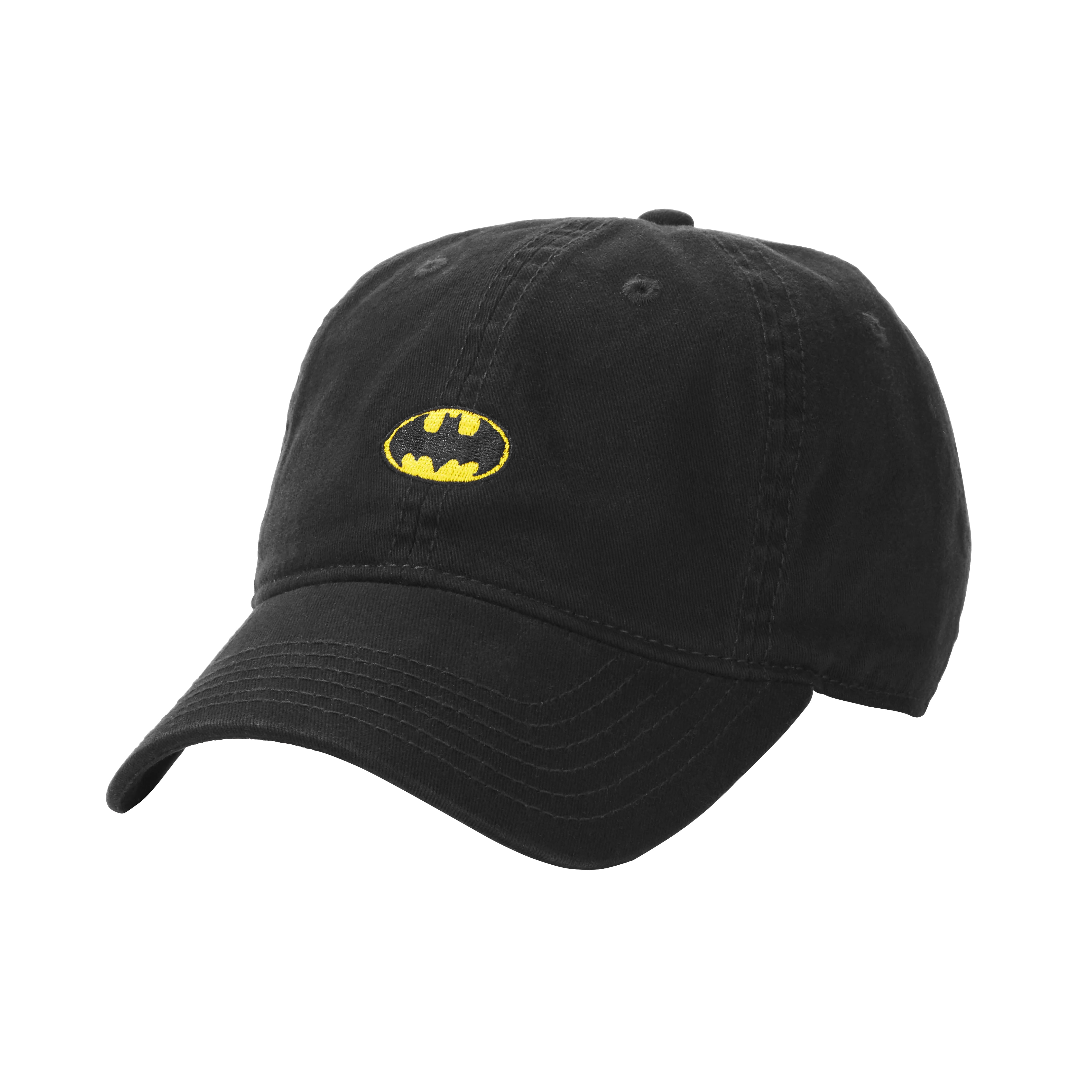 Batman Men's Washed Twill Baseball Cap, Black, One Size - Walmart.com