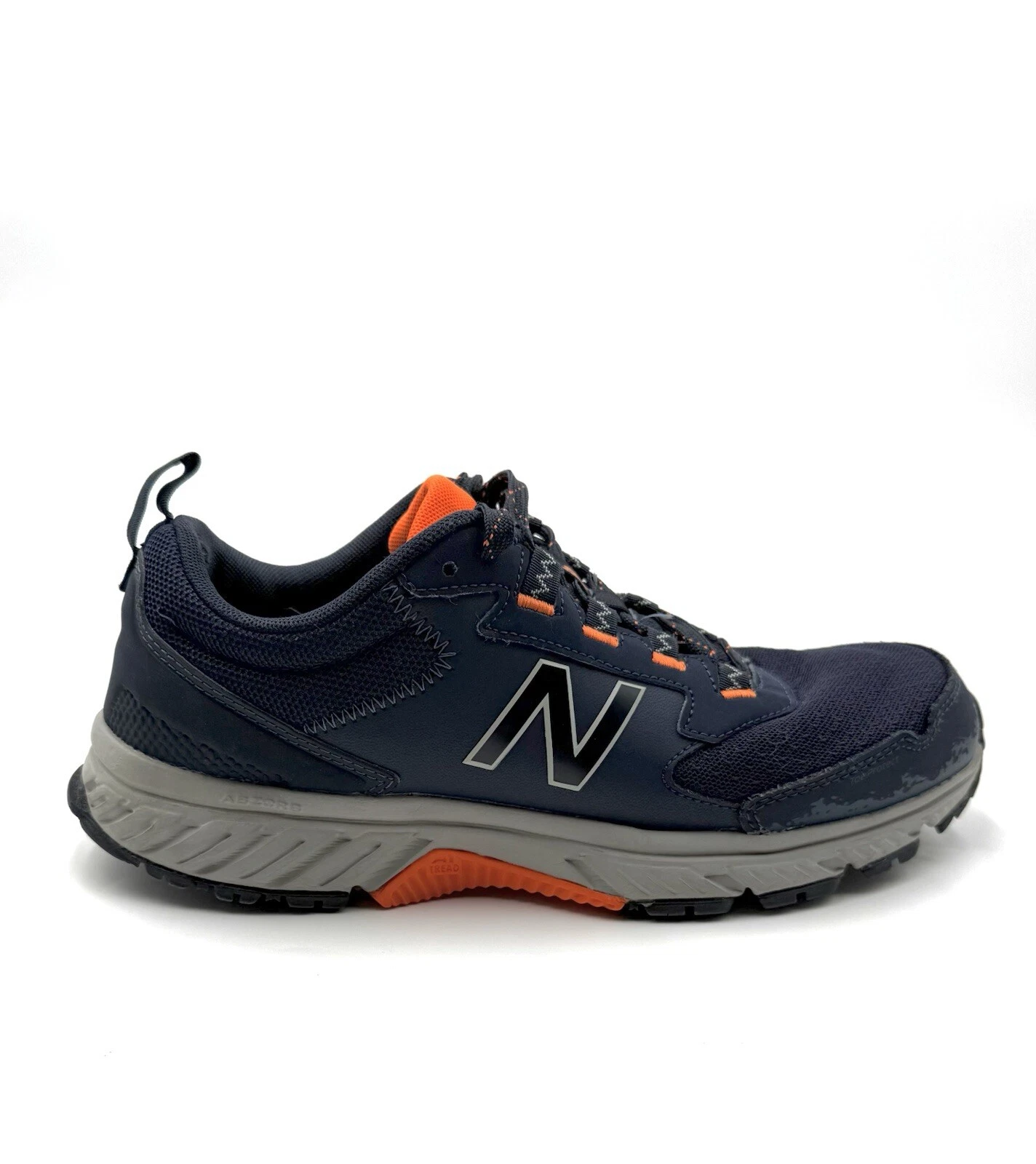 New Balance 510 Mens 8 Trail Running Shoes Navy Orange Sneakers ...