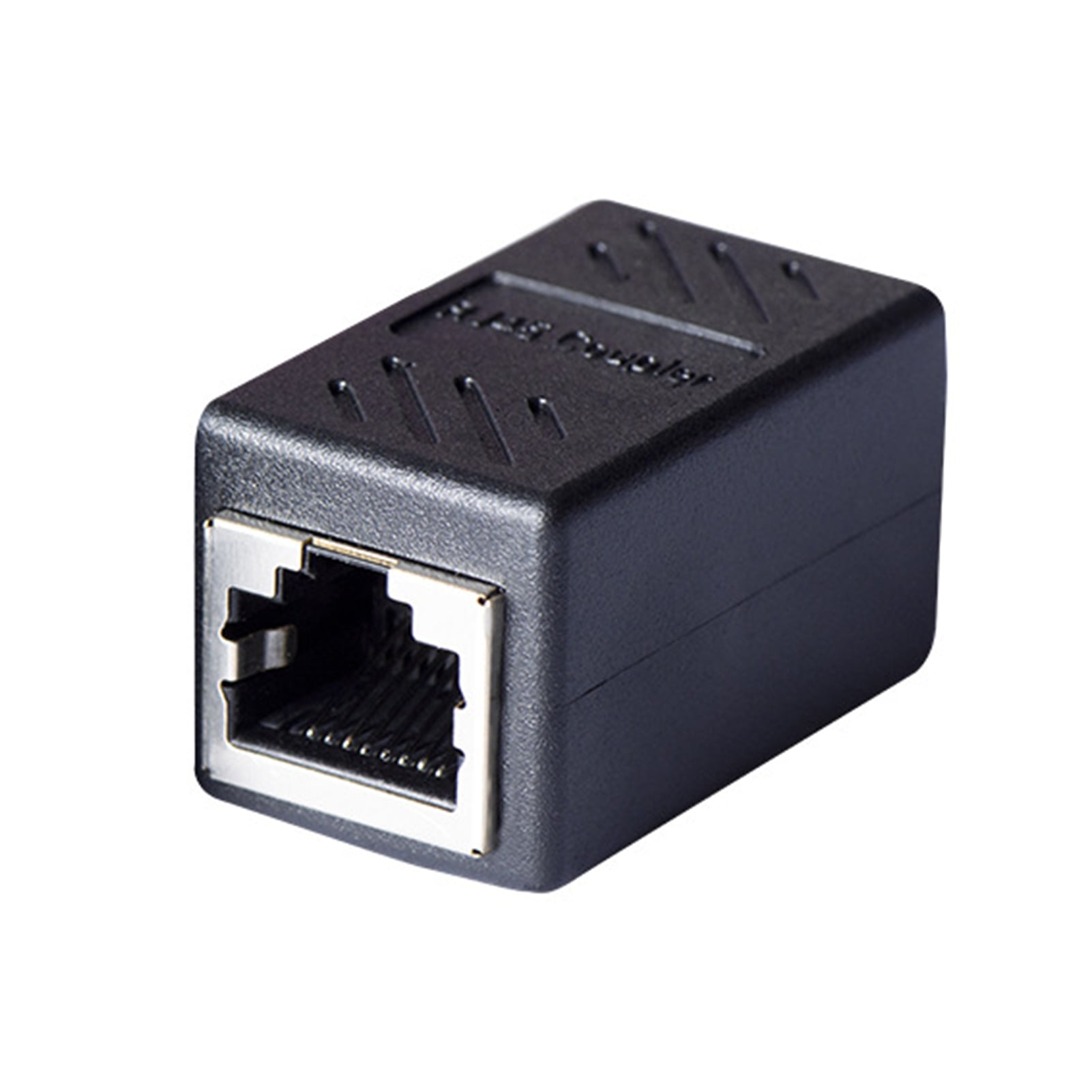 meijuhuga Network Connector Dual Ports Plug Play Gold-plated Female to ...