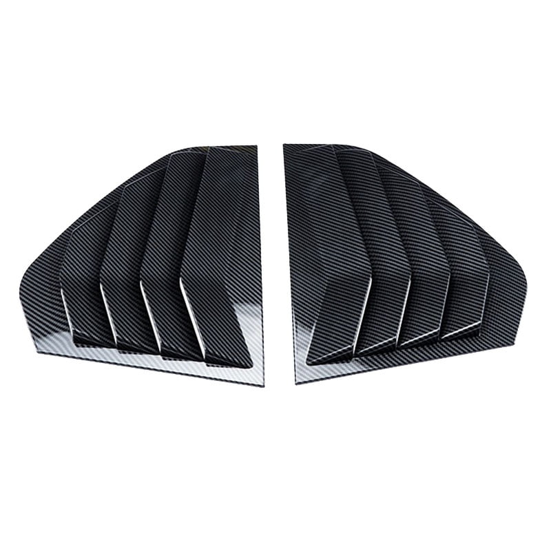 Buy For Golf 8 MK8 2021 Rear Side Window Louvers Vent Cover Trim Window ...
