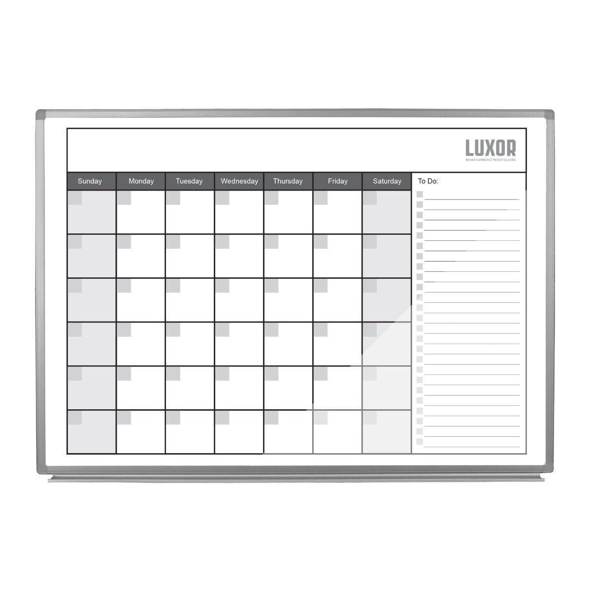 Click here for Luxor 48 X 36 Magnetic Monthly Calendar 1 prices
