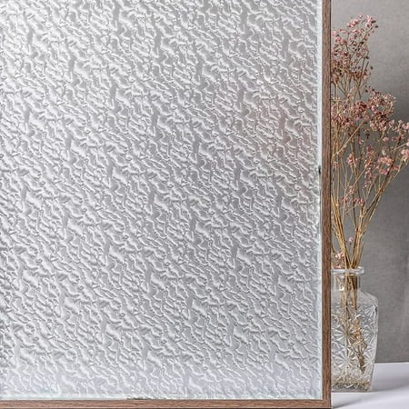 Clear Ripple Glass Film Static Window Cling Decorative Window Privacy ...