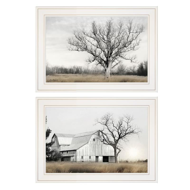 Ohio Fields I 2-Piece Vignette by Lori Deiter Printed Art Wood Multi ...