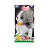 Wish Me Puppy with Gray Fur, Pink Bow & Orange Collar - Walmart.com
