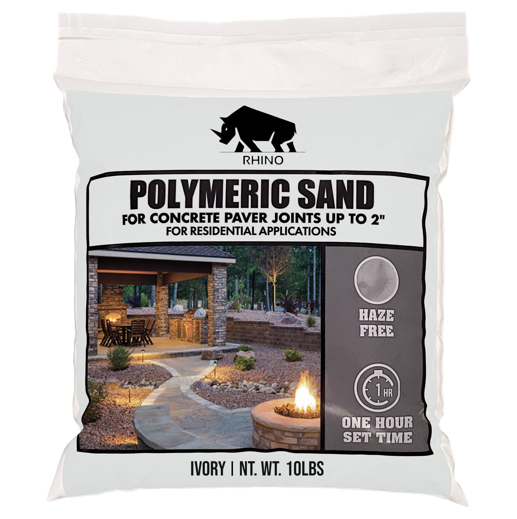 Arena polimérica Rhino Power Bond Plus para adoquines, 10 libras, color ...