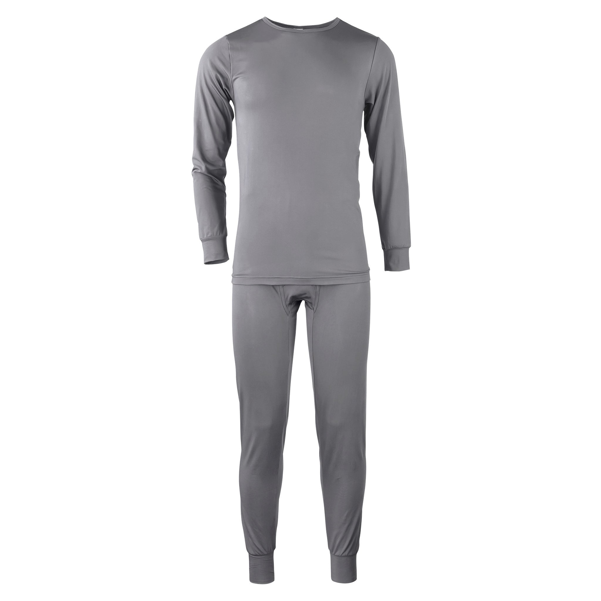 Men's Soft Fleece Warm Base Thermal Underwear Layer Top & Bottom ...