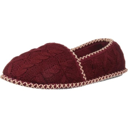 Dearfoams Womens Quilted Cable Knit Closed Back Slipper | Walmart Canada