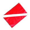 Anley Kayak Tow Red Safety Travel Flags with Reflective Strip - Warning ...