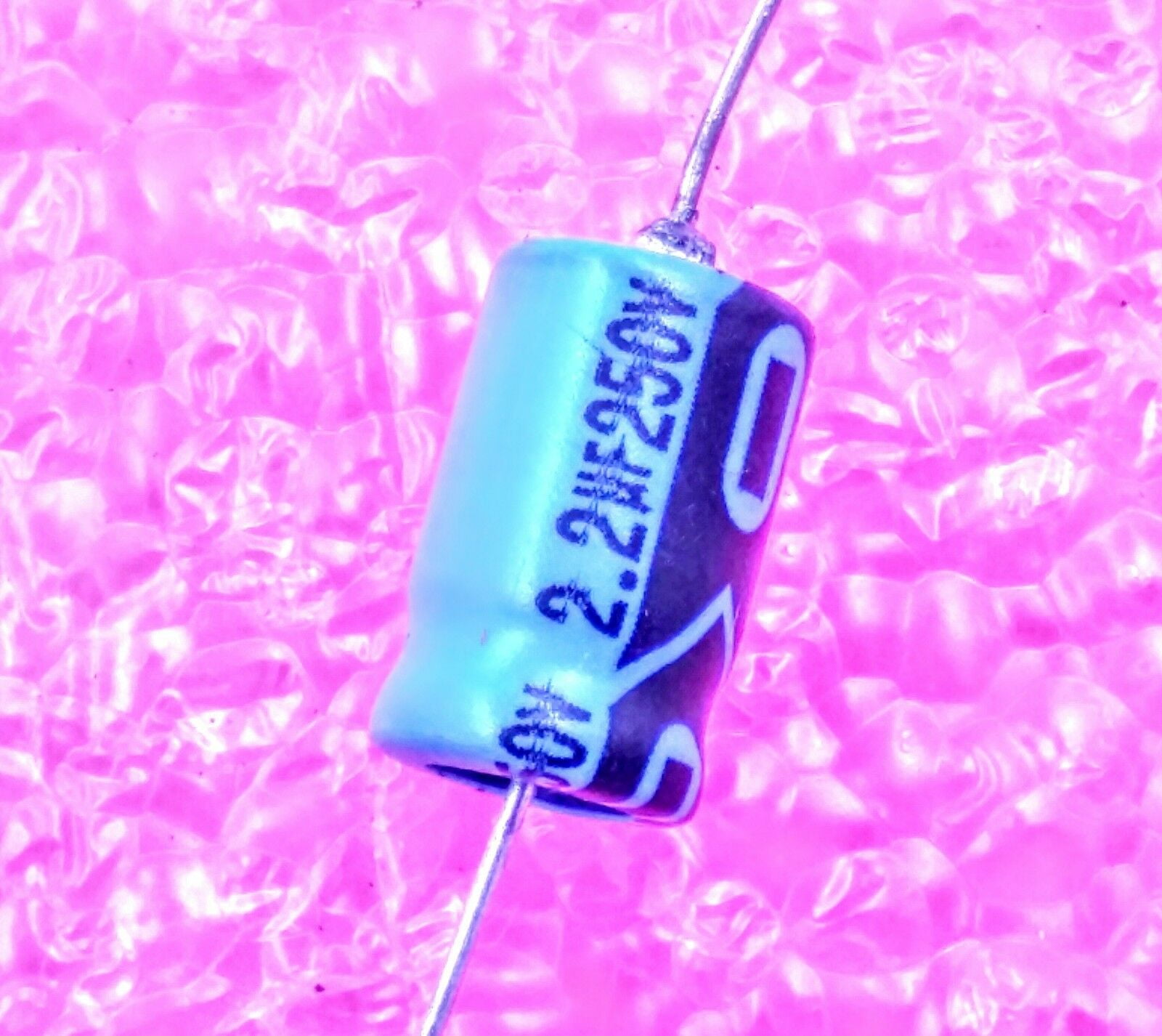 2.2uF 250V, Axial Electrolytic Capacitor, Polarized, Tolerance ±20% ...