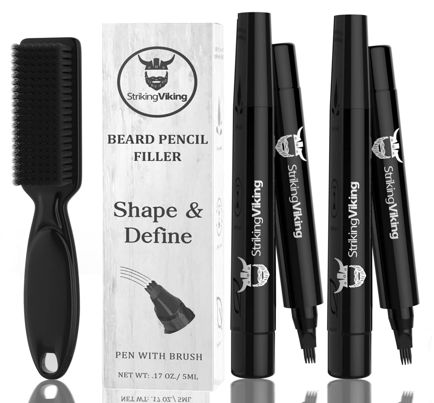 Beard Pencil Filler for Men (2 pack), Updated Beard Filler Pen Kit with ... Beard Pencil Filler for Men (2 pack), Updated Beard Filler Pen Kit with ...