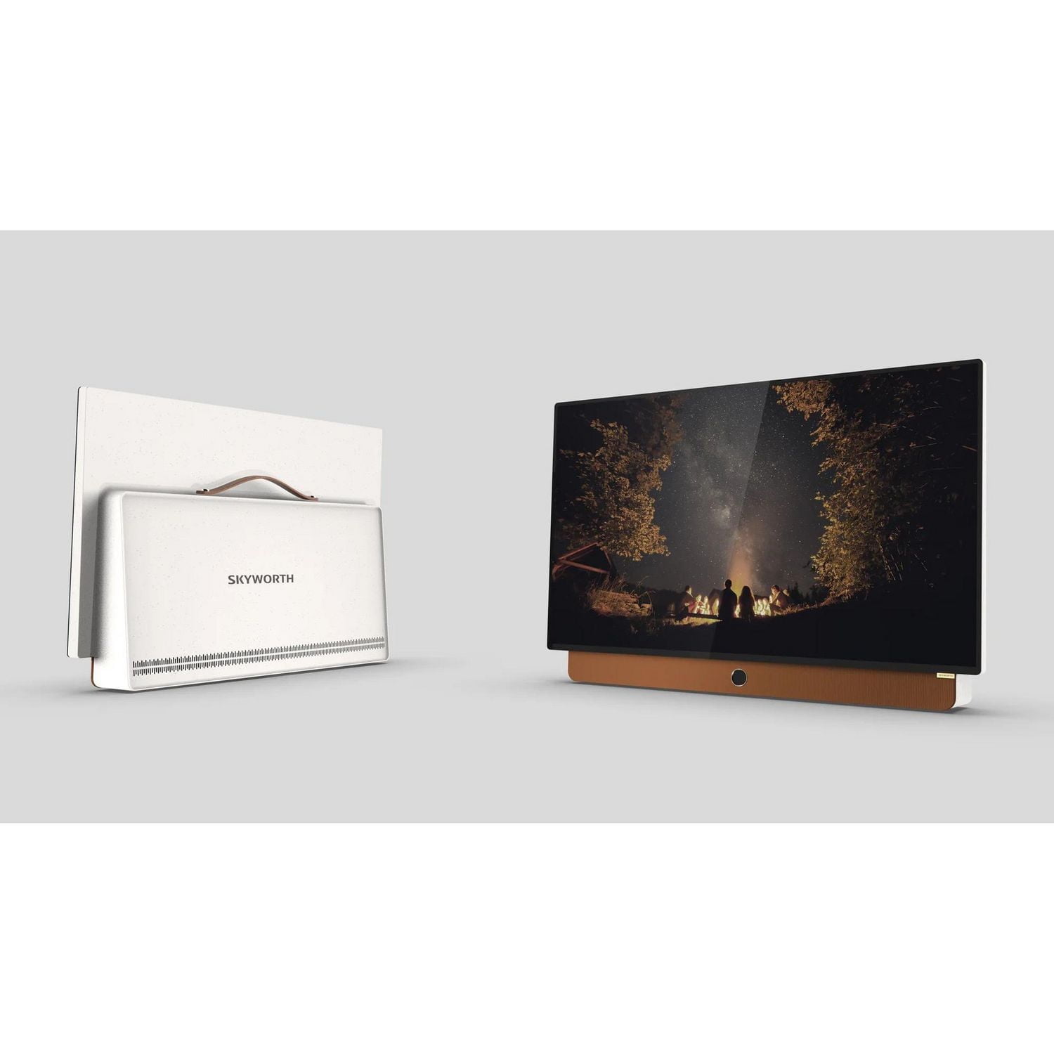 SKYWORTH Companion P100: 24-Inch FHD Portable LED Display with Google TV