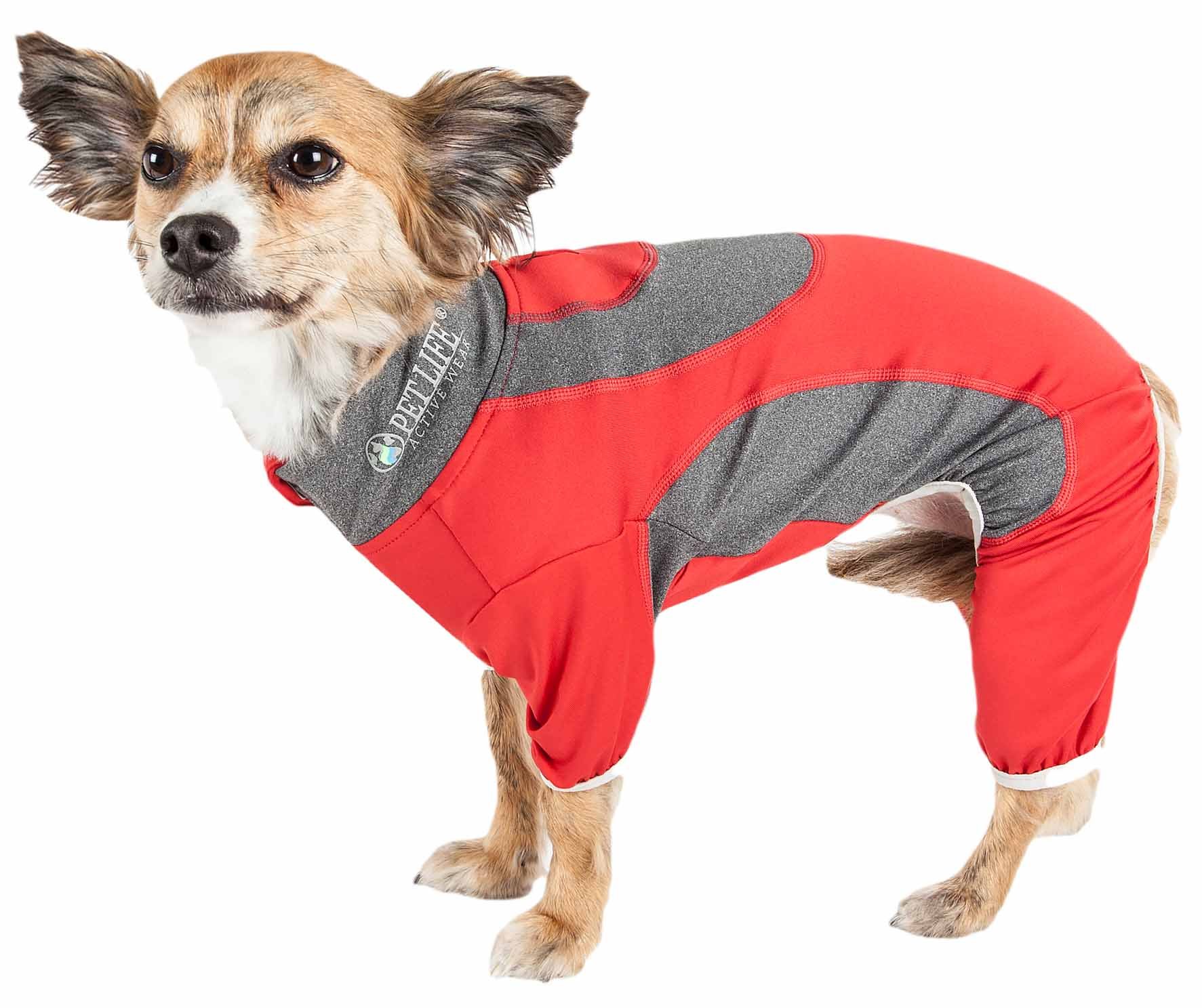 Pet Life Active Warm Pup Heathered Performance 4 Way Stretch Two Pet Life Active Warm Pup Heathered Performance 4 Way Stretch Two