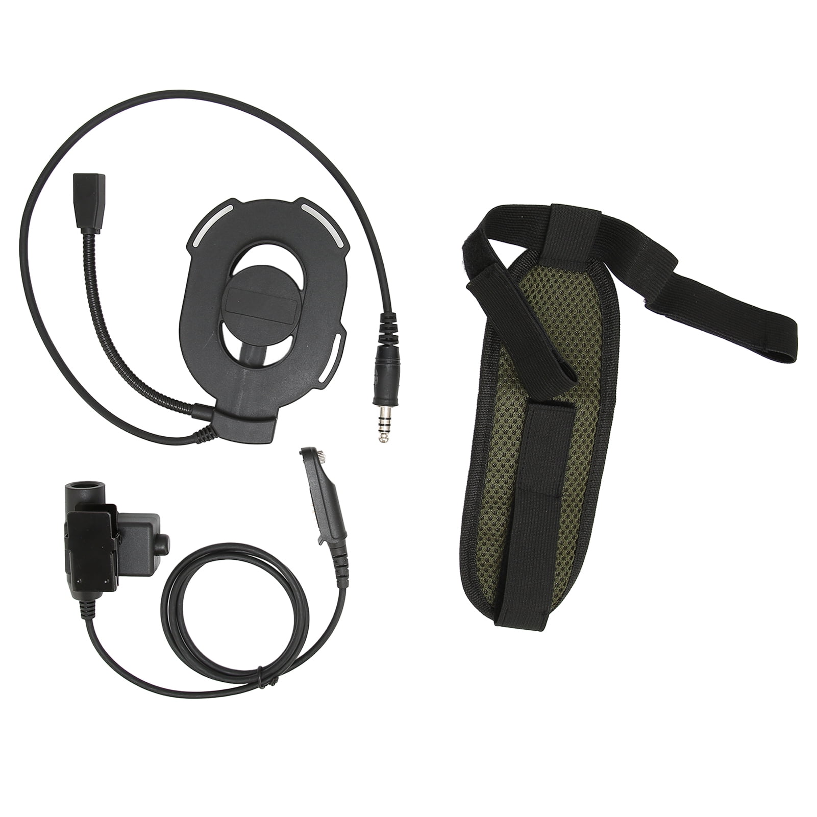 Helmet Headset, Tensile Wire Ventilated Ear Cushion Adjustable Headband ...