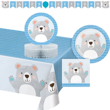 Creative Converting Multicolor Little Deer First Birthday Party Kit, 27 ...