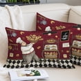 Baking Chef Kitchen Art Throw Pillow Covers, Decorative Pillow Covers ...