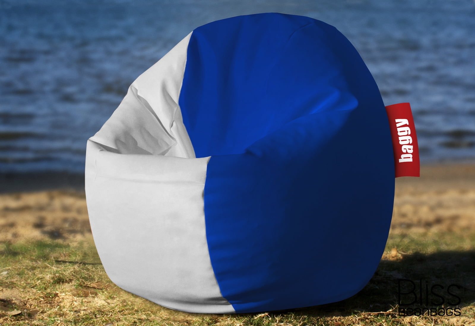 Puff VIP Ottoman Azul Rey 85 x 30 cm Baggy Puff VIP Ottoman Azul Rey 85 ...