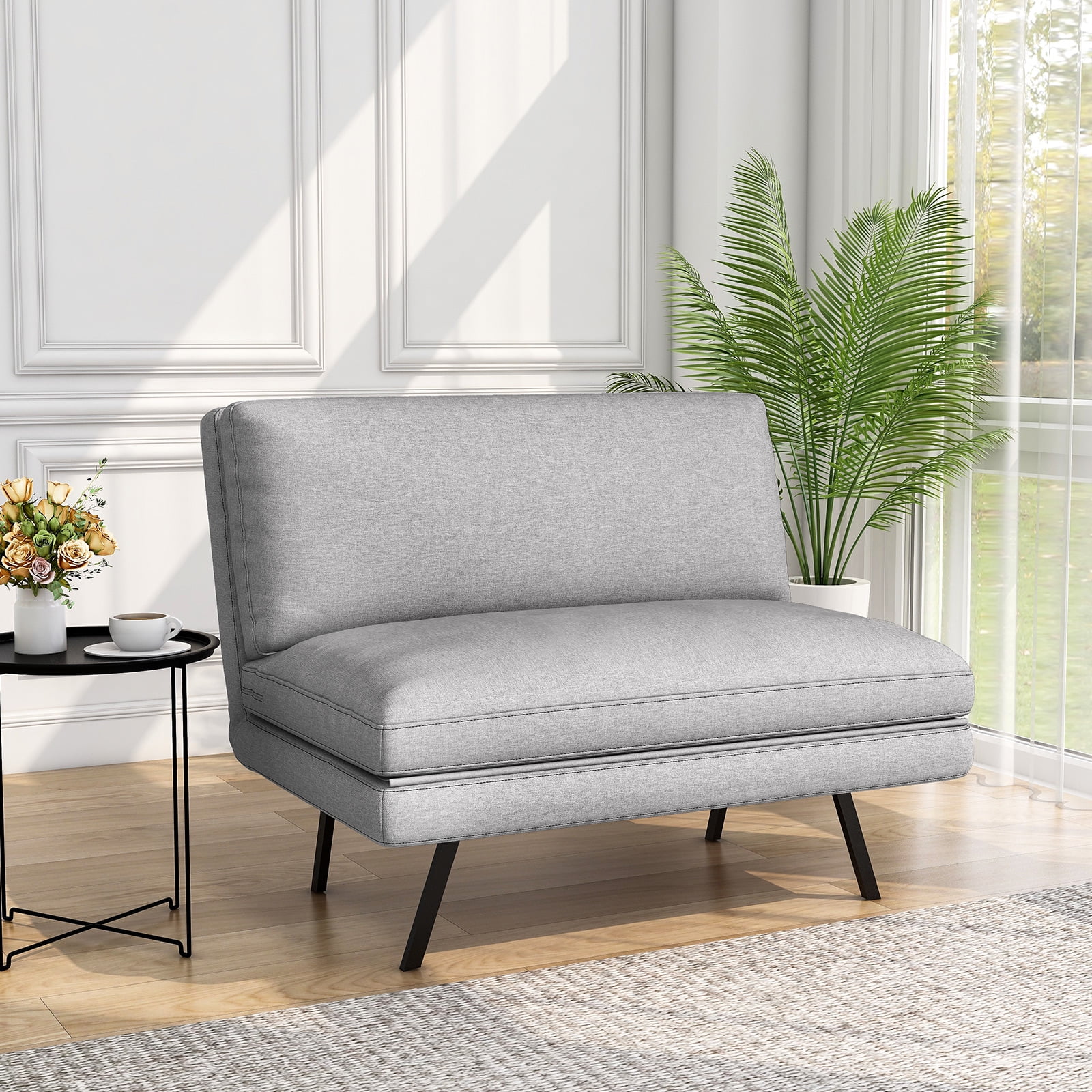 Sofa Bed,Convertible Memory Foam Futon Sofa Bed with Adjustable ...