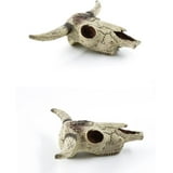 Rikyo Cattle Skull Aquarium Decoration, 4x5x1.5 in, Fish Hidden Cave ...
