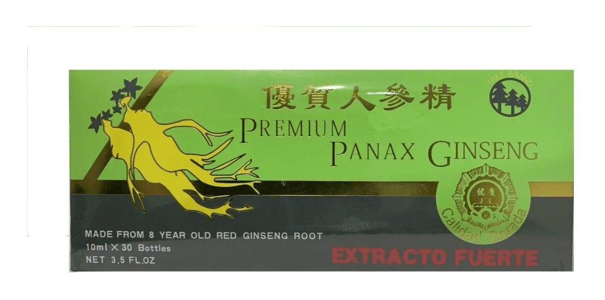 Ginseng Panax Premium Tree Brand 30 frascos 10 ml Caja | Bodega Aurrera ...