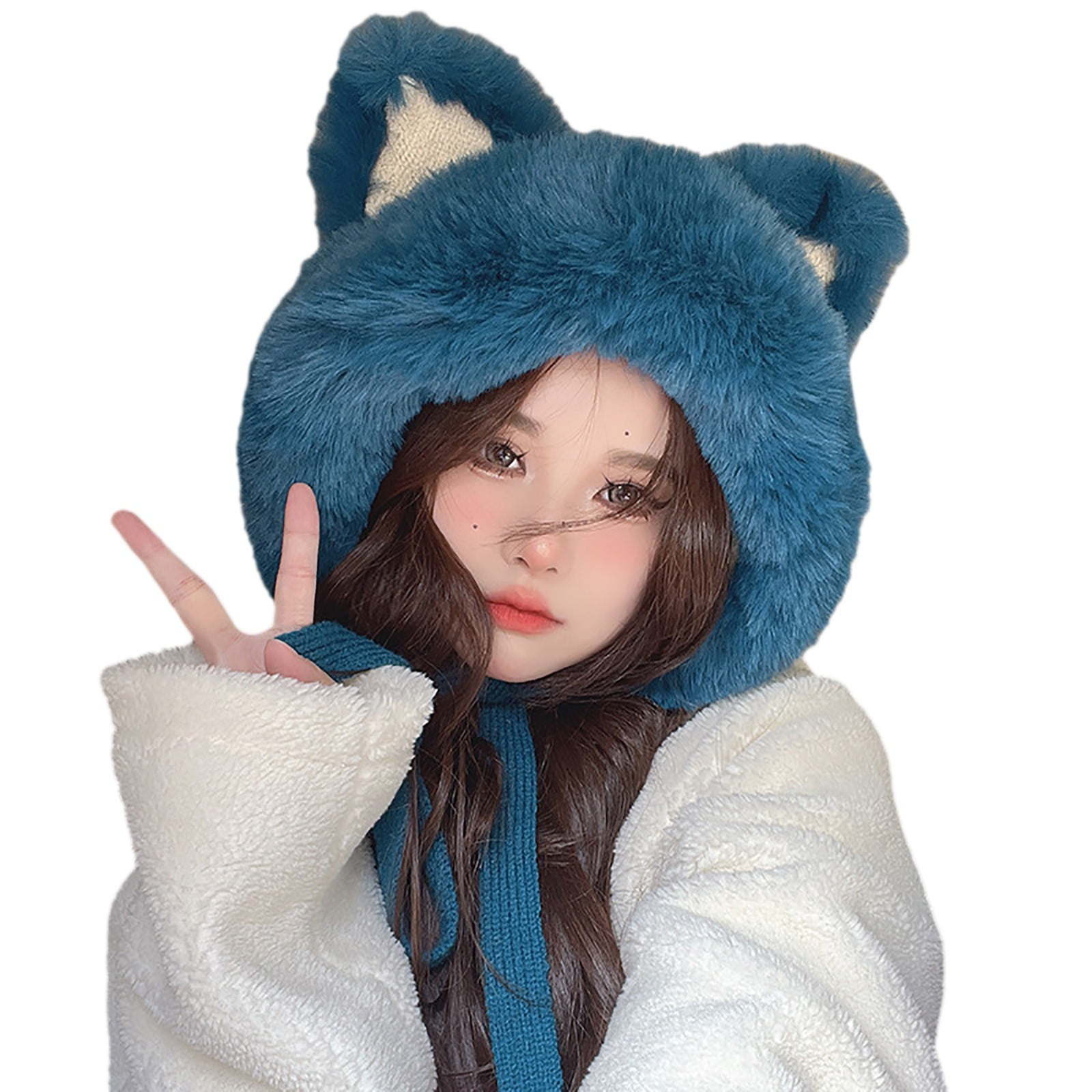 Fuzzy Cat Ear Hats