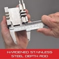Vernier Caliper with Hardened Stainless Steel Depth Rod, Lock and ...