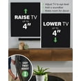 SANUS Height Adjustable Full Motion TV Wall Mount for 42" to 90" TVs ...