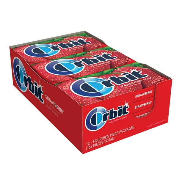 Orbit Strawberry Remix Gum, 14 Pieces - Walmart.com