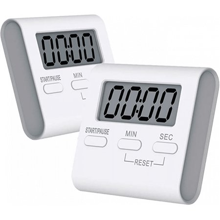Kitchen Timer, 2 Pack Digital Kitchen Timers Magnetic Countdown Timer ...