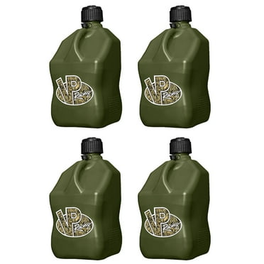 VP Racing Fuels Motorsport 5.5 Gallon Square Utility Jug, Tan (4 Pack ...