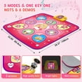 Beefunni Musical Dance Mat for Girls Aged 3-10, 5 Game Modes with 3 ...