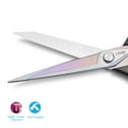 LIVINGO Fabric Scissors, 2 Pack Professional Titanium Sharp Heavy Duty ...