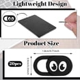 20 count Webcam Cover Slide, 0.023 Inch Ultra Thin Universal Laptop ...