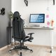 Gymax Gaming Chair Adjustable Swivel Racing Style Computer Office Chair ...