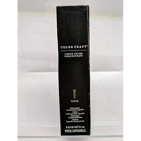 PAUL MITCHELL COLOR CRAFT LIQUID COLOR CONCENTRATE CACAO 8ML | Walmart ...