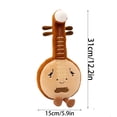 12inch Rock Star Lute Plush Toy - Soft Stuffed Musical Instrument Throw ...
