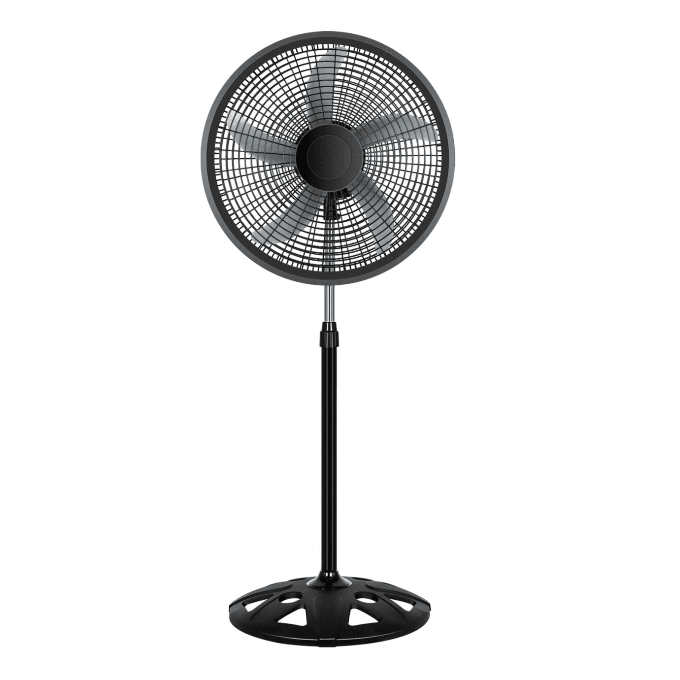 18 Inch High Speed Stand Fan, Adjustable Height Electric Fan, Low Noise ...