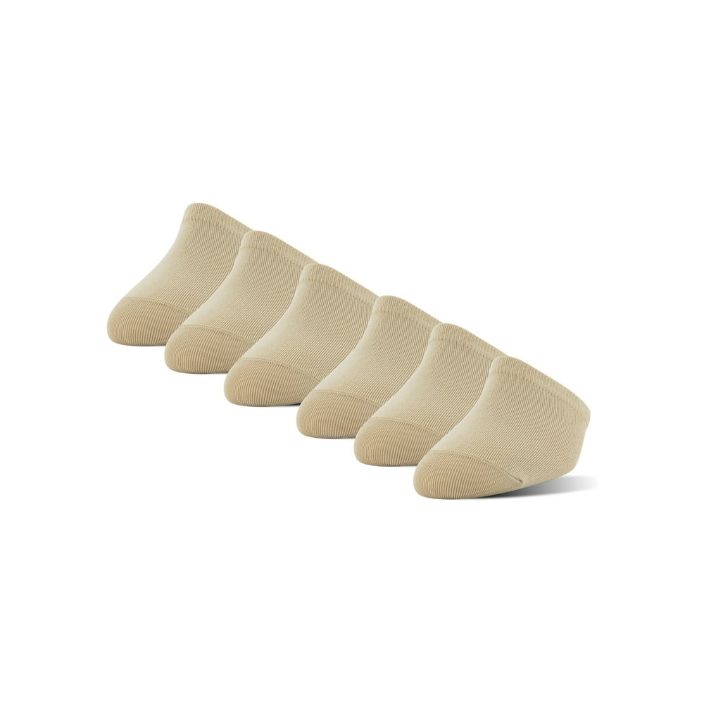 PEDS - PEDS Women's Mule Toe Cappers with Grippers, 6 Pairs - Walmart ...