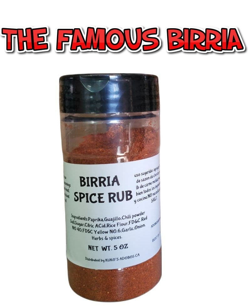 Birria spice Rub seasoning 5oz for all your grilling needs BBQ beef ...