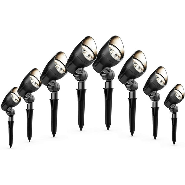Malibu Low Voltage Landscape Lighting 8 Pack Floodlight LED Light 11W ...