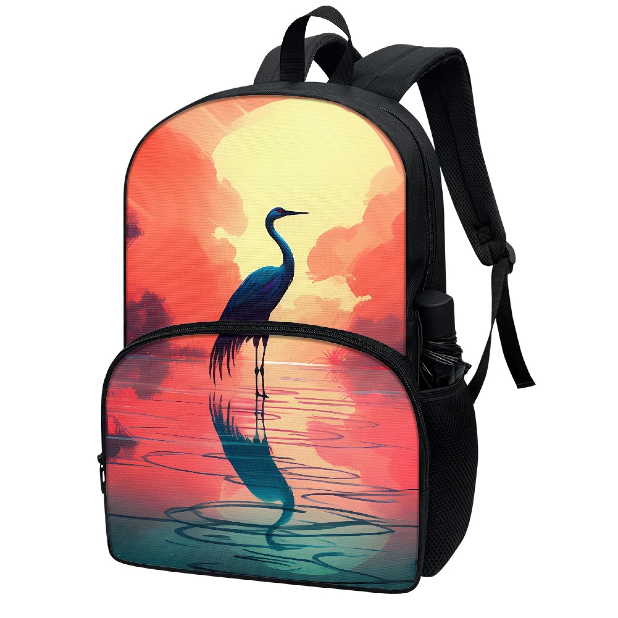 JINMUZAO Flamingo Print Student Backpacks Bulk,Universal