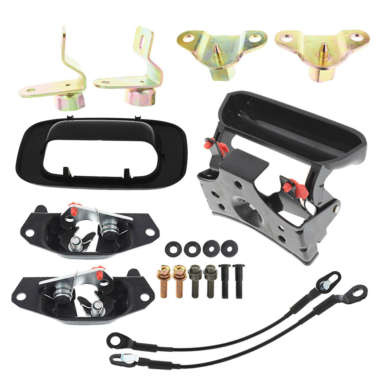 Labwork Tailgate Handle Hinge Latch Striker Cable Kit 15074253 15074252 ...