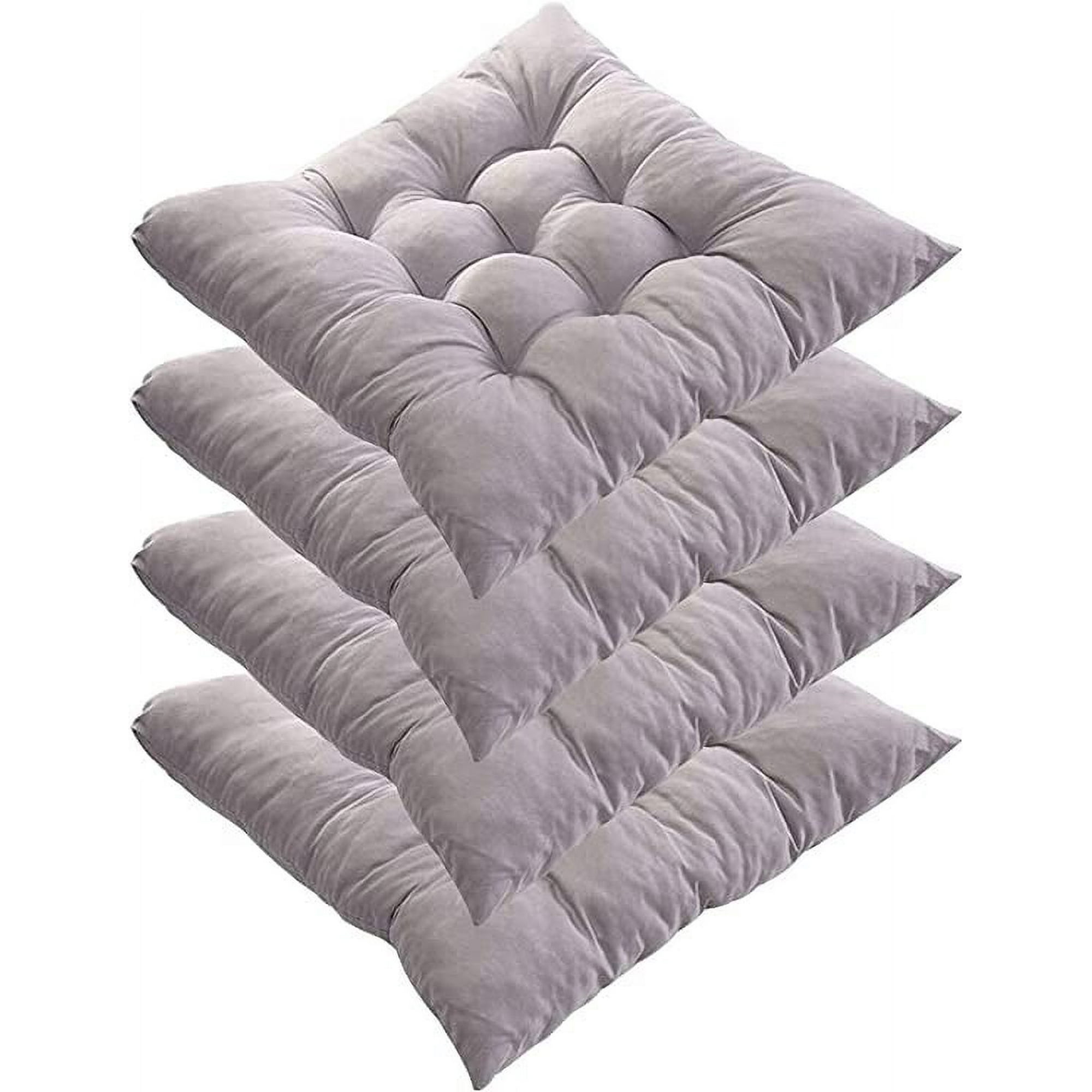 Click here for Fatty Farmer A Set Of 4 Dining Chair Cushions With... prices