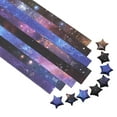 Tnobhg 10 Packs/1360 Sheets Star Origami Beautiful Starry Sky Pattern ...