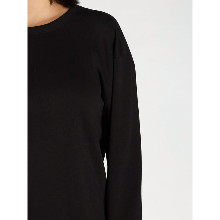 Athletic Works Women's and Women's Plus Fleece Crewneck Athletic Works Women's and Women's Plus Fleece Crewneck
