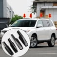4x Front Rear Roof Luggage Rack Cover Roof Roof End Shell Frame For ...