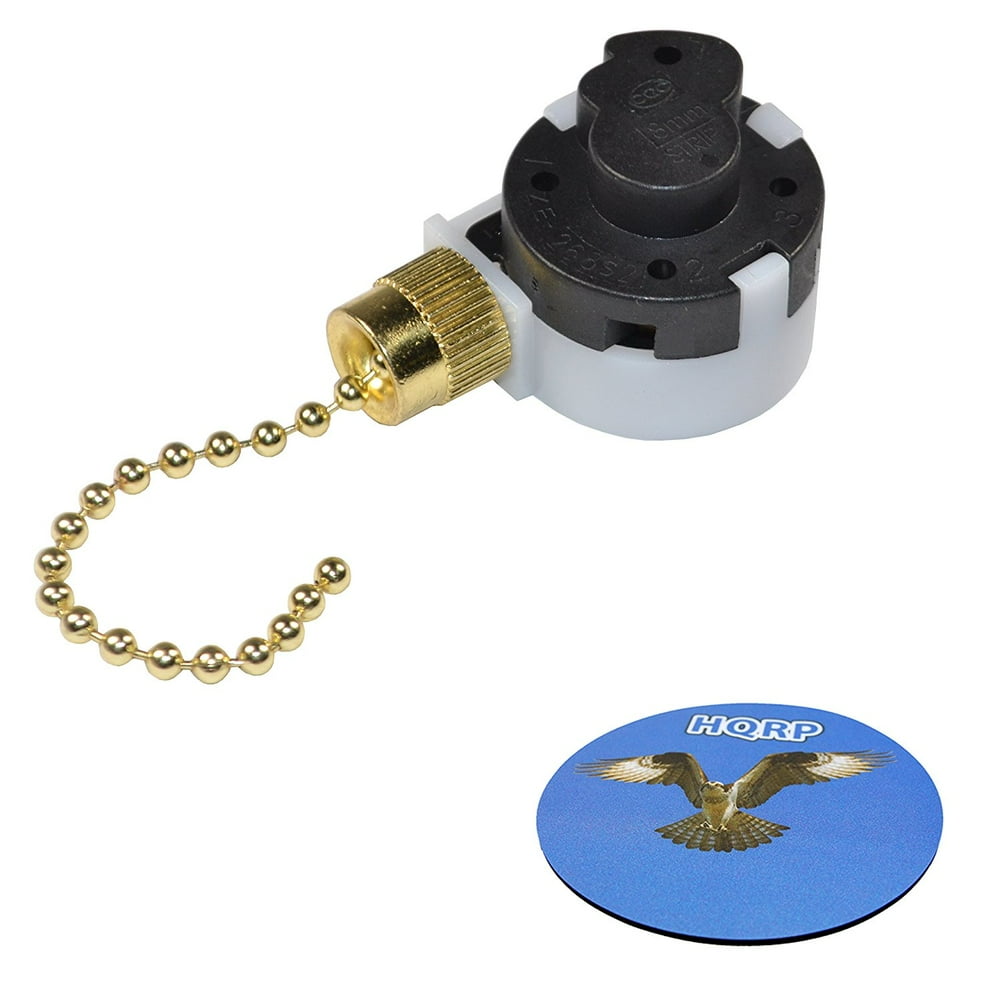 HQRP Switch 3-Speed 4-Wire Ceiling Fan Pull Chain Control Ceiling Fan ...