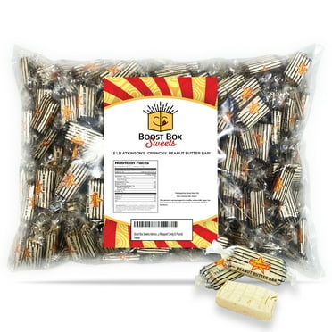 Atkinson Wrapped Bulk Candy Bars, Peanut Butter, 1 Pound - Walmart.com